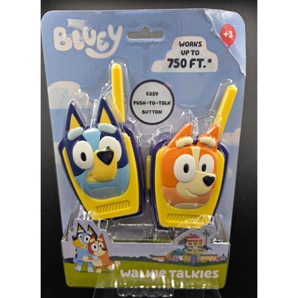 Bluey | Toys | Bluey Walkie Talkies For Kids With Easy Pushtotalk ...